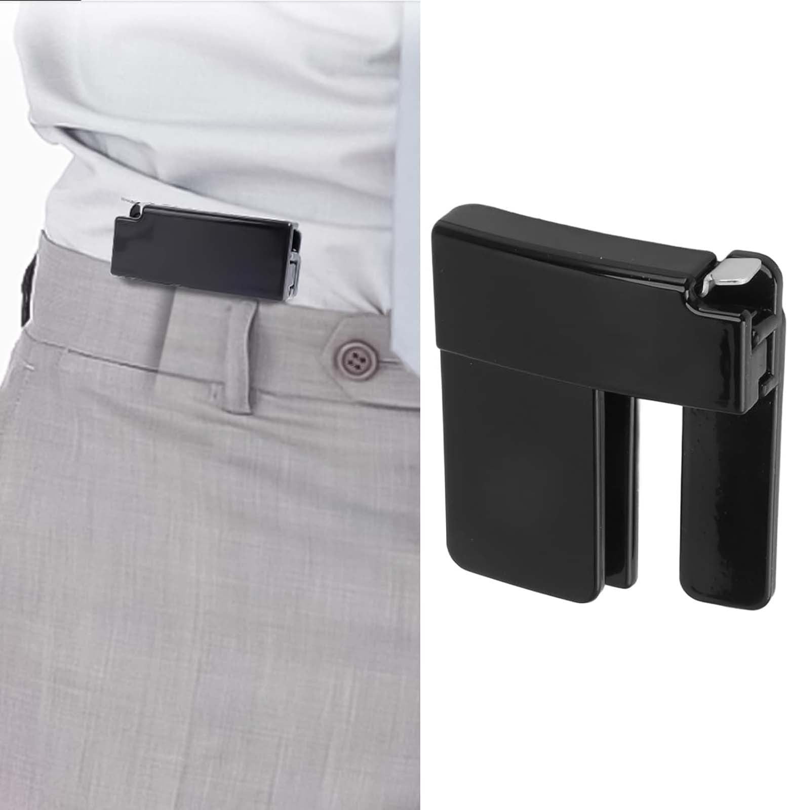 Pant Waist Tightener, Invisible Belt Clip Lazy Belt Cordless Buckle ...