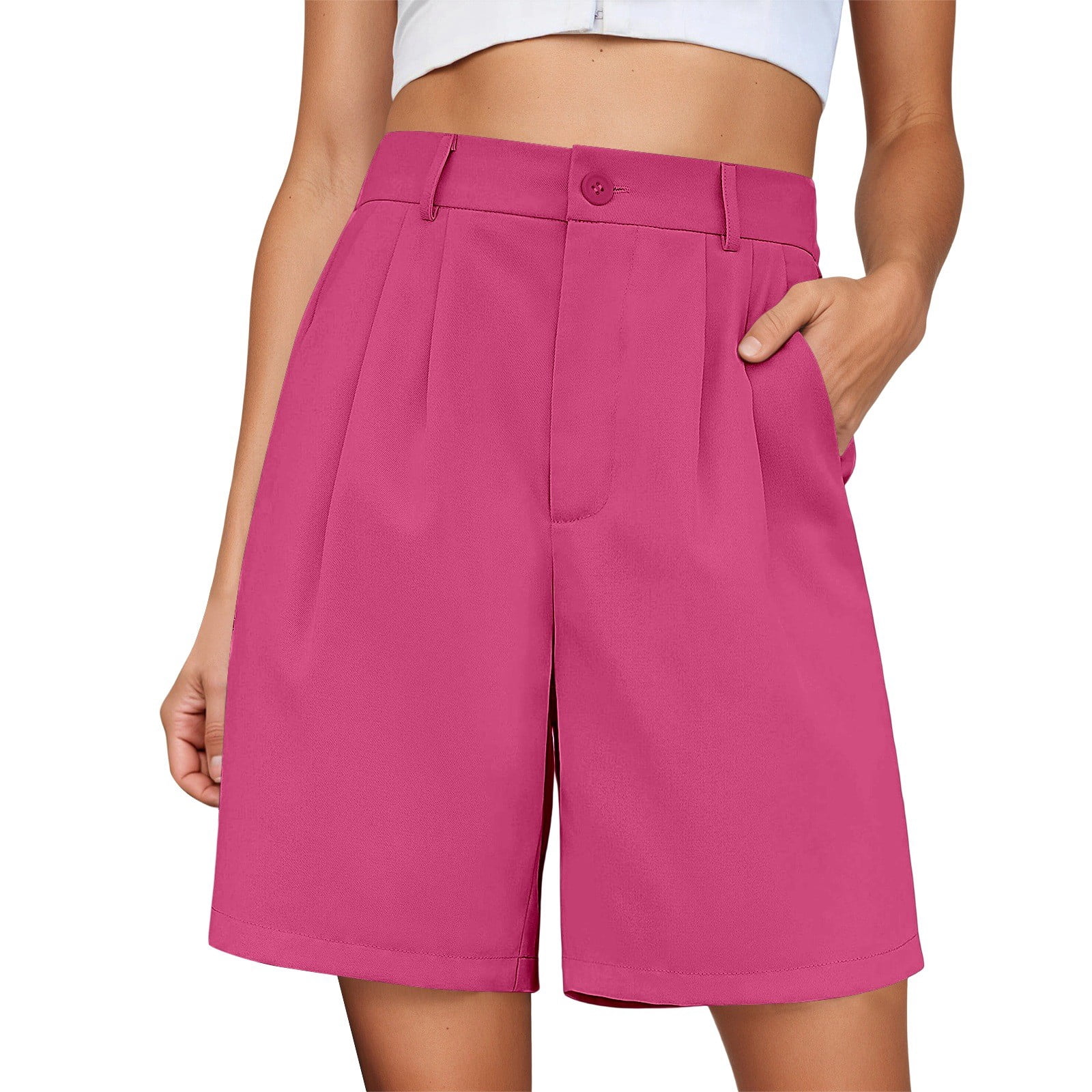 Pantalon Ete Femme Comfortable Summer Casual Five Point Shorts For ...