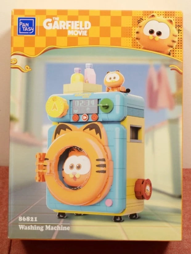 Pantasy The Garfield Movie Washing Machine Buildable Brick Block Set ...
