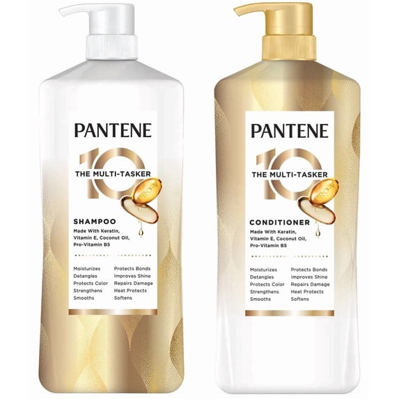 Pantene 10-in-1 Multitasker Shampoo and Conditioner for Color Treated ...