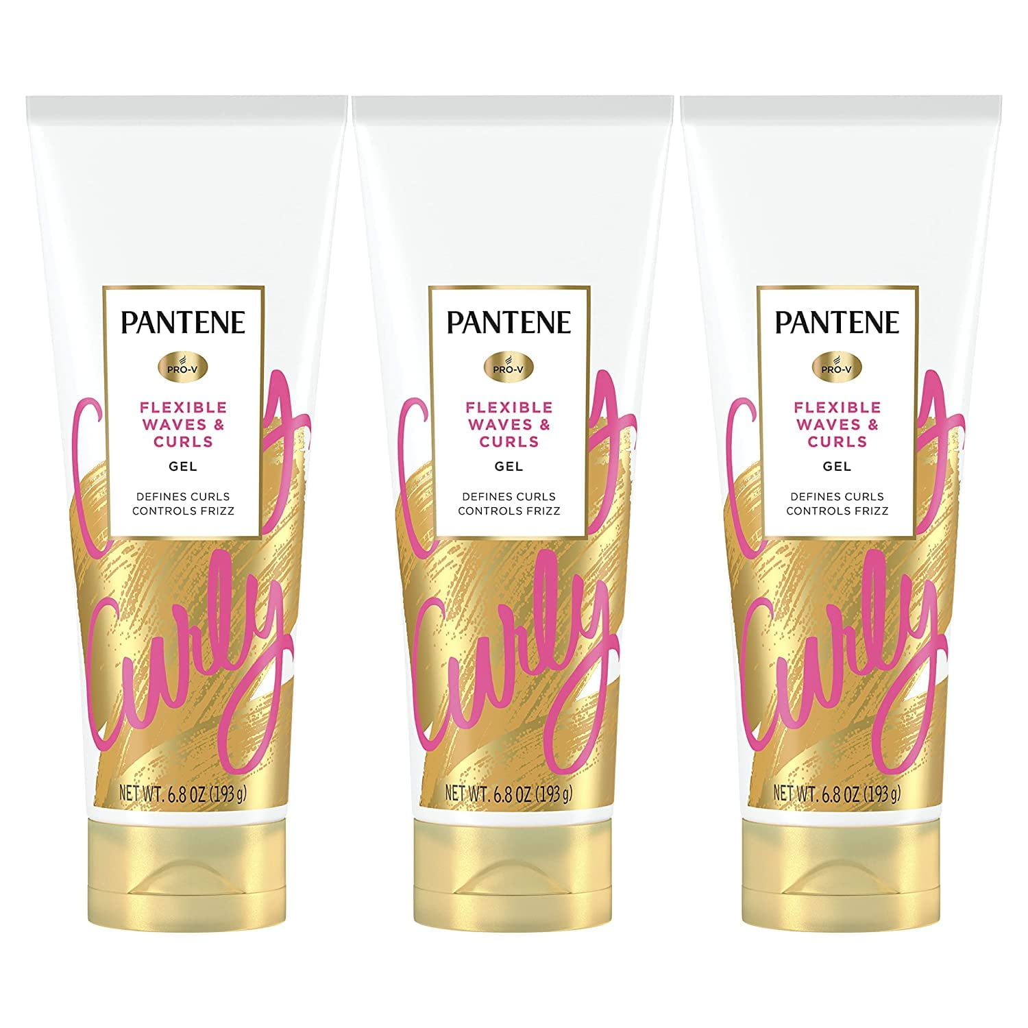 Pantene Curl Perfection Sculpting Gel, Soft Care Texture, 6.8 Oz (Pack ...
