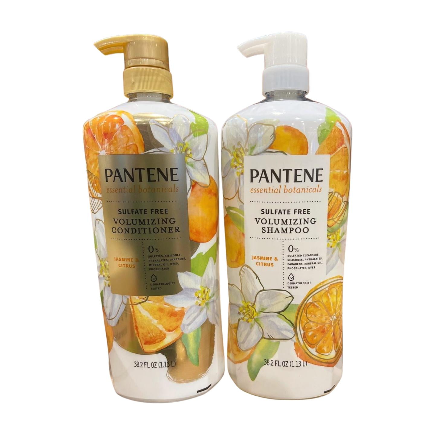 Pantene Essential Botanicals Sulfate Free Volumizing Shampoo and ...