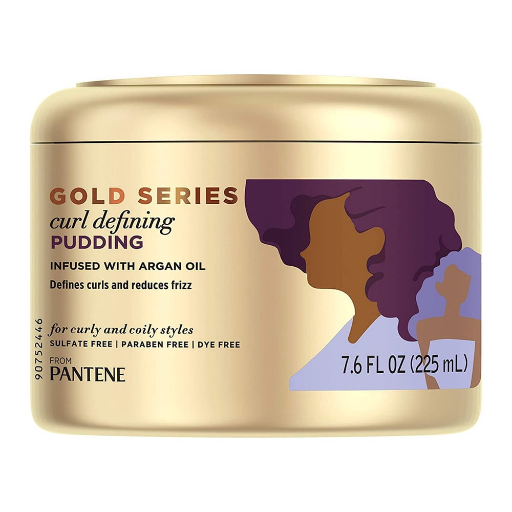 Pantene Gold Series Curl Defining Pudding, 7.6 Oz, 2 Pack - Walmart.com