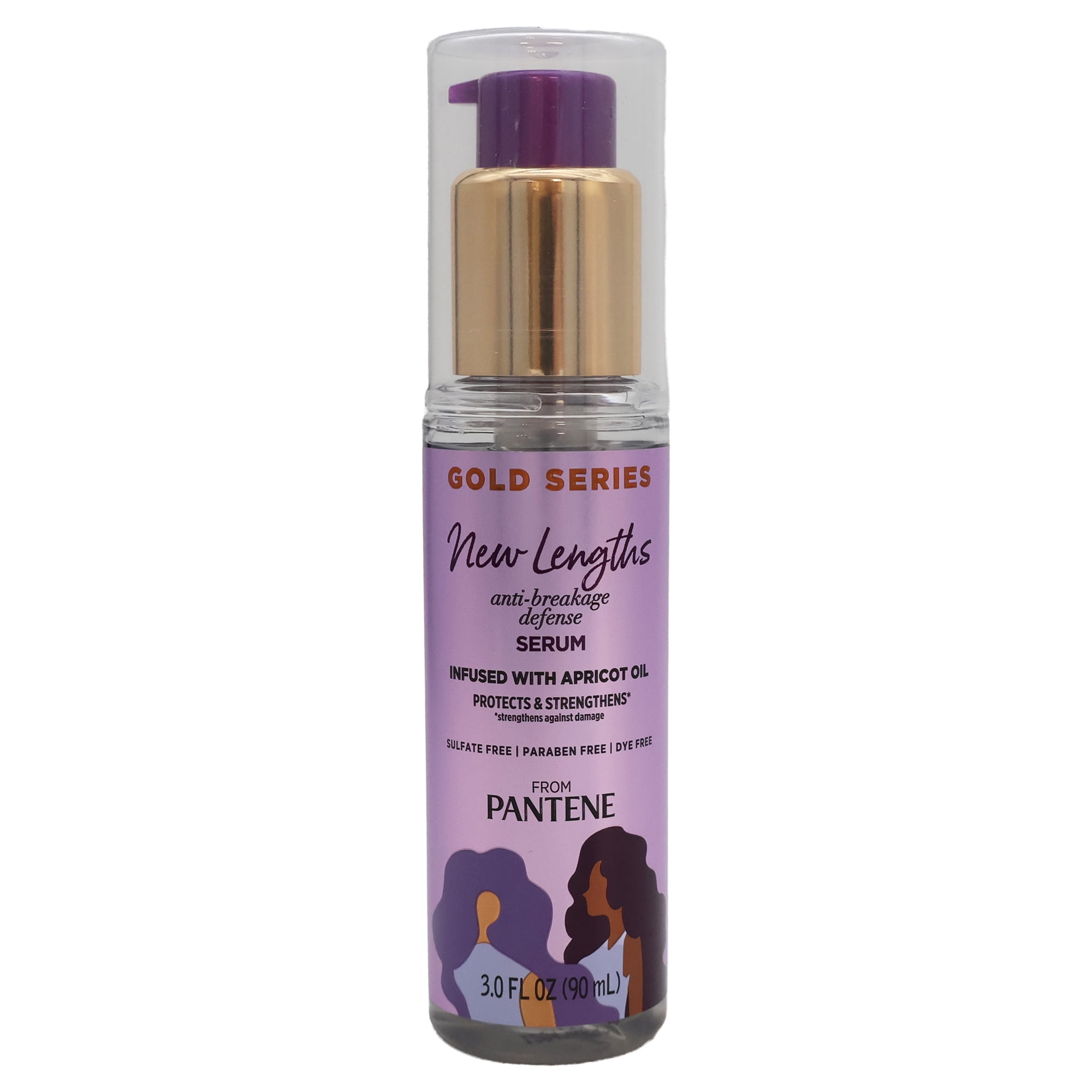 Pantene Gold Series New Lengths Anti-Breakage Defense Serum, 3 Oz ...
