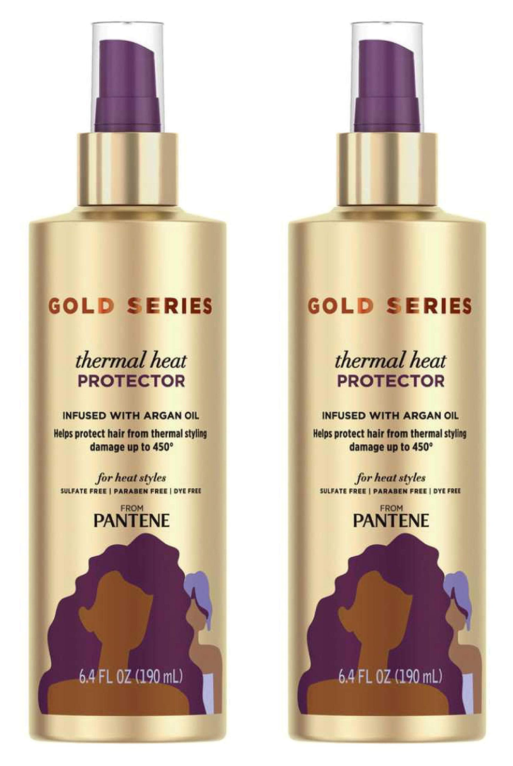 Pantene Gold Series Thermal Heat Protector 6.4 Ounce Pump (190Ml) (2 ...