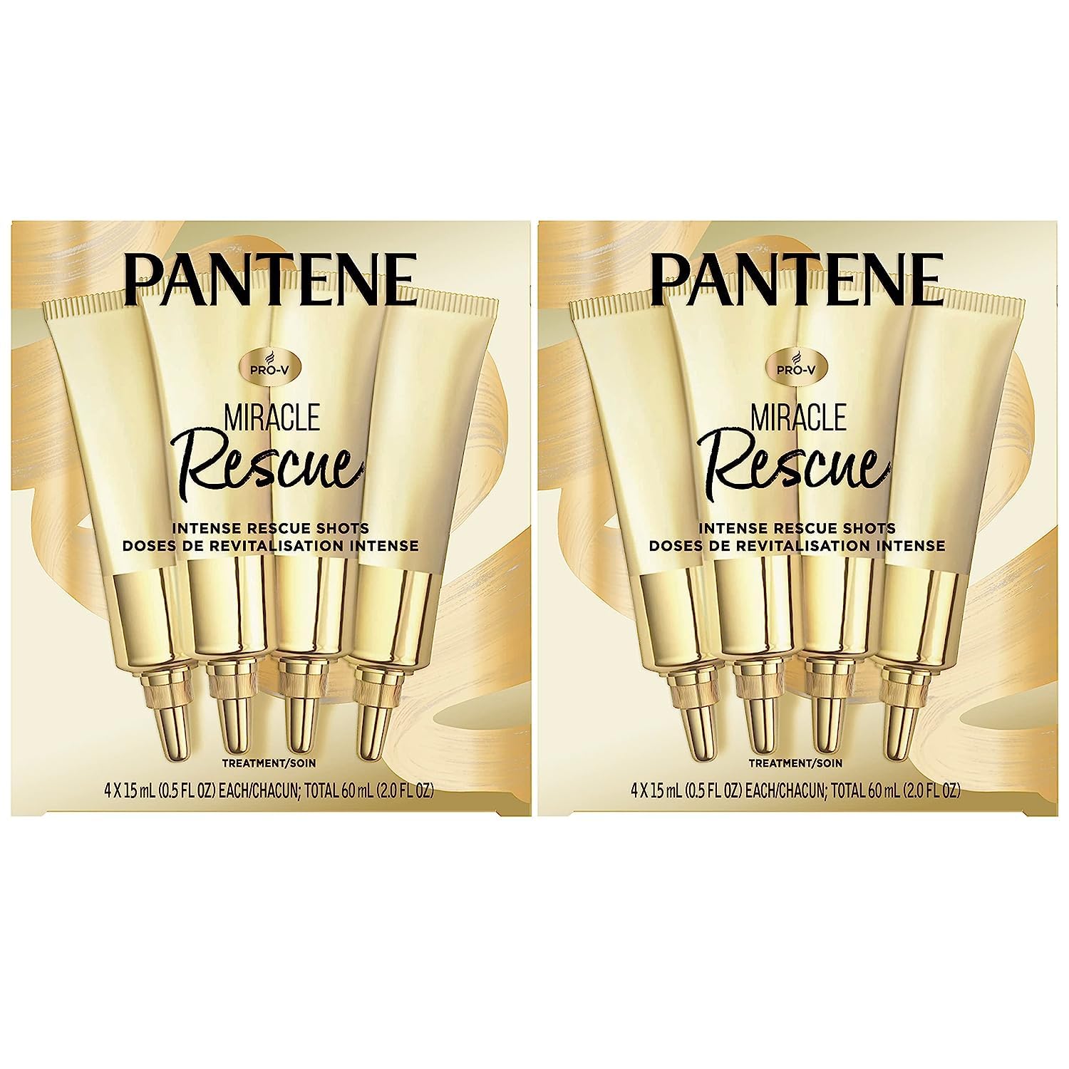 Pantene Hair Mask Miracle Rescue Shots, Intensive Repair Treatment for ...