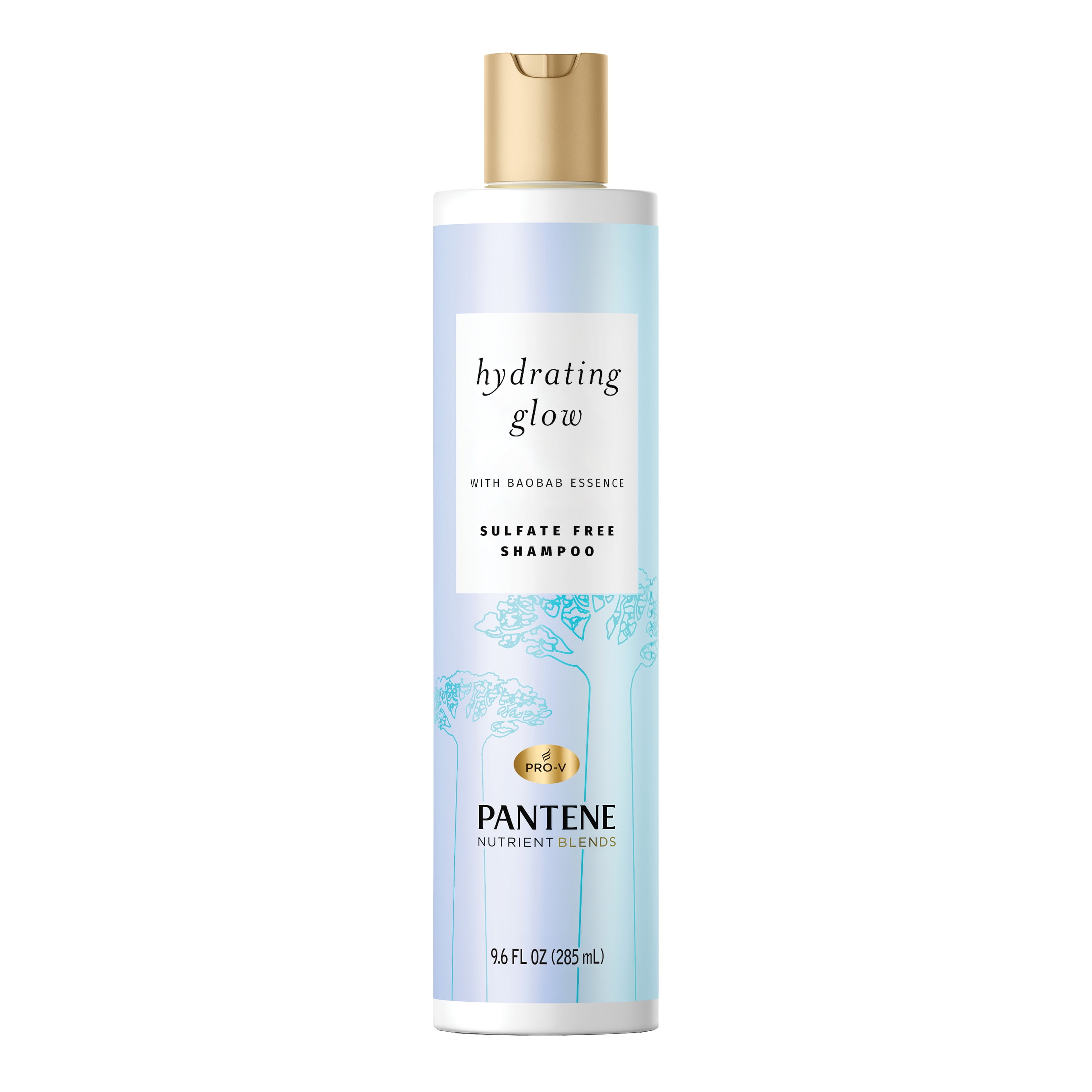 Pantene Hydrating Glow Baobab Essence Shampoo, All Hair Types, Sulfate ...