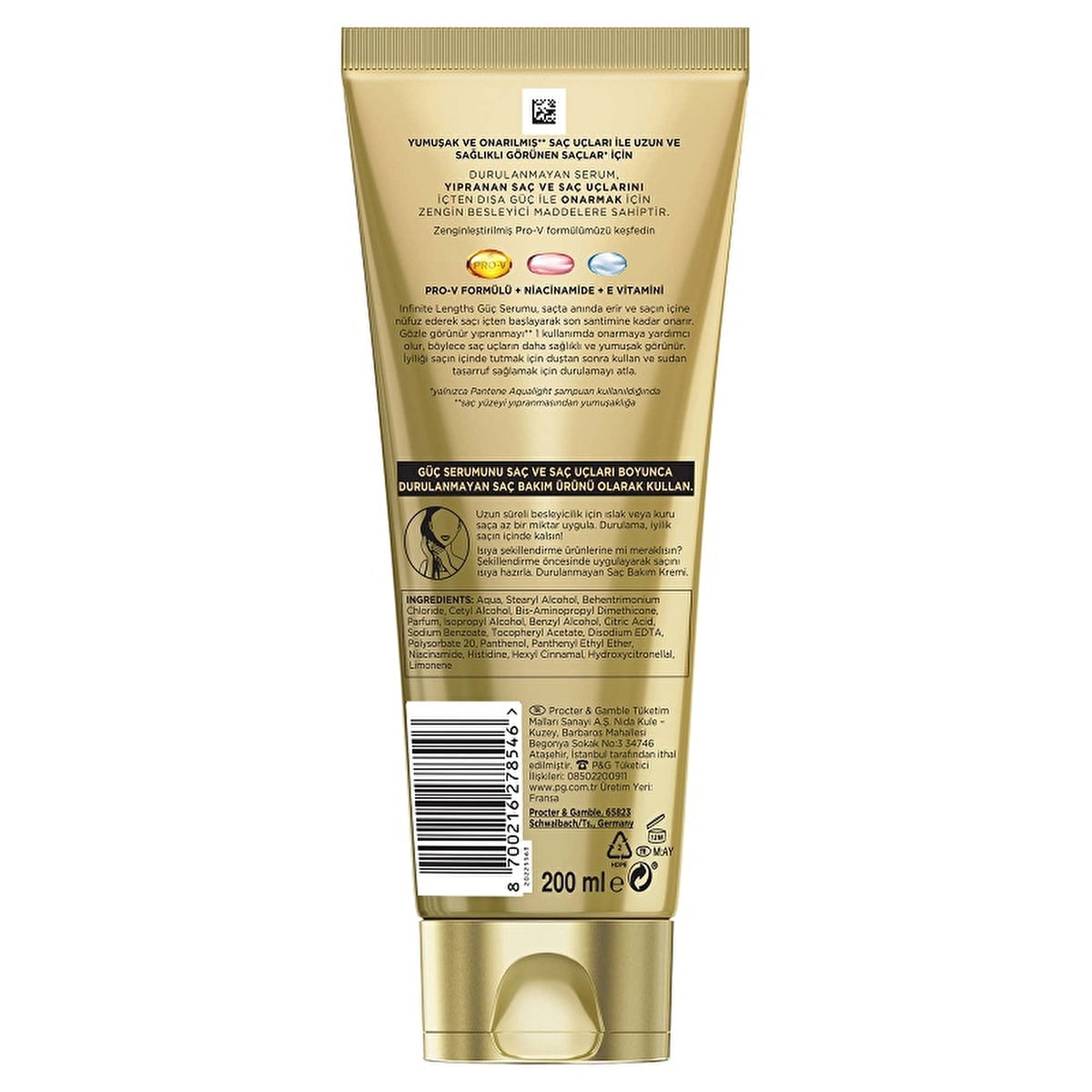 Pantene Infinite Lengths Leave-In Miracle Serum 200 ml - Walmart.com