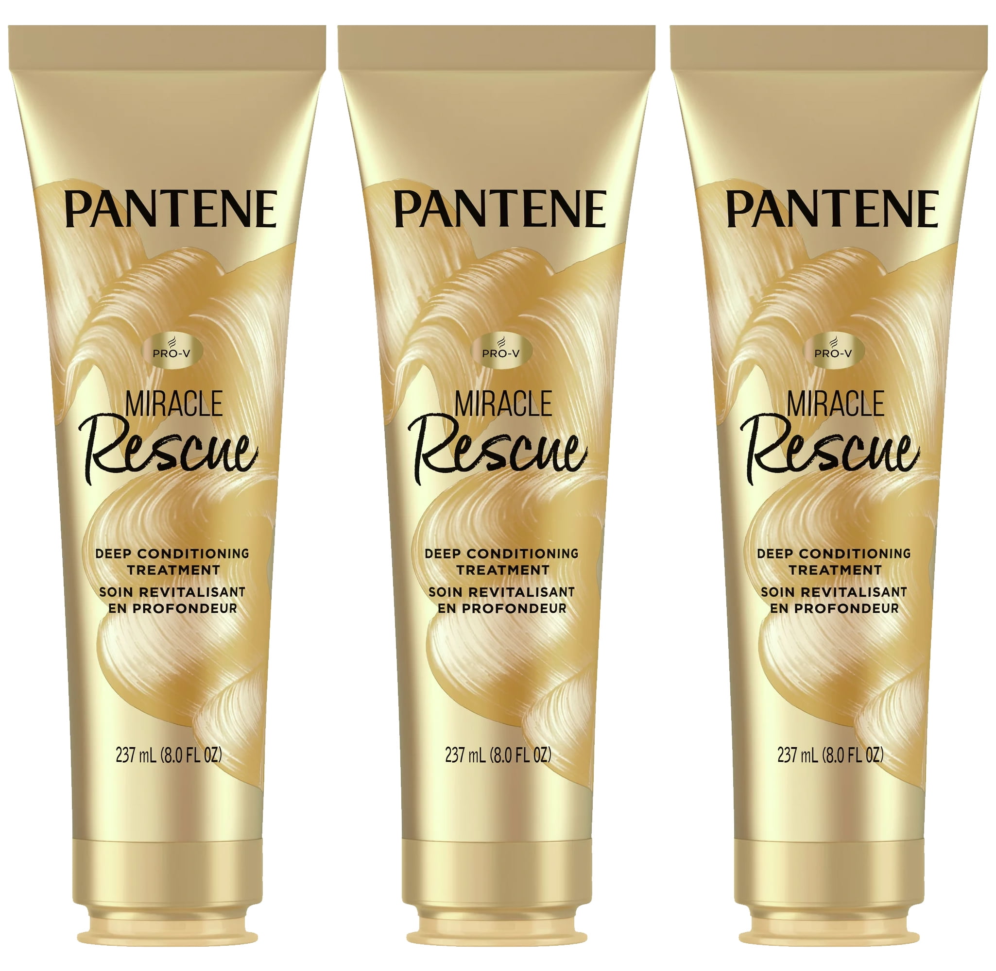 Pantene Miracle Rescue Deep Conditioning Hair Mask, 3 Pack, 8 oz Each ...