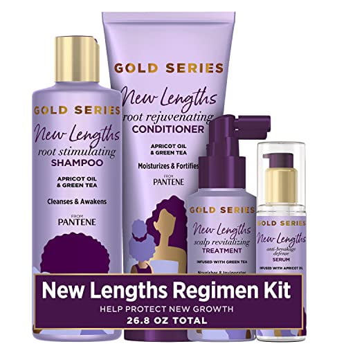 Pantene New Lengths Bundle with Root Stimulating Shampoo, Conditioner ...