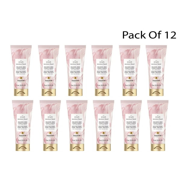 Pantene Nutrient Blends Sulfate-Free Miracle Moisture Rose Water ...