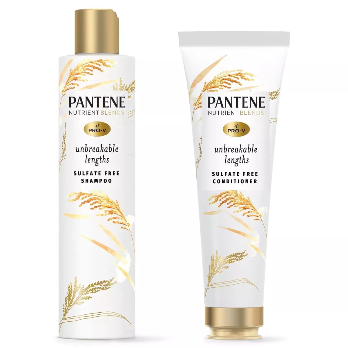 Pantene Nutrient Blends Unbreakable Lengths Shampoo And Conditioner Set ...