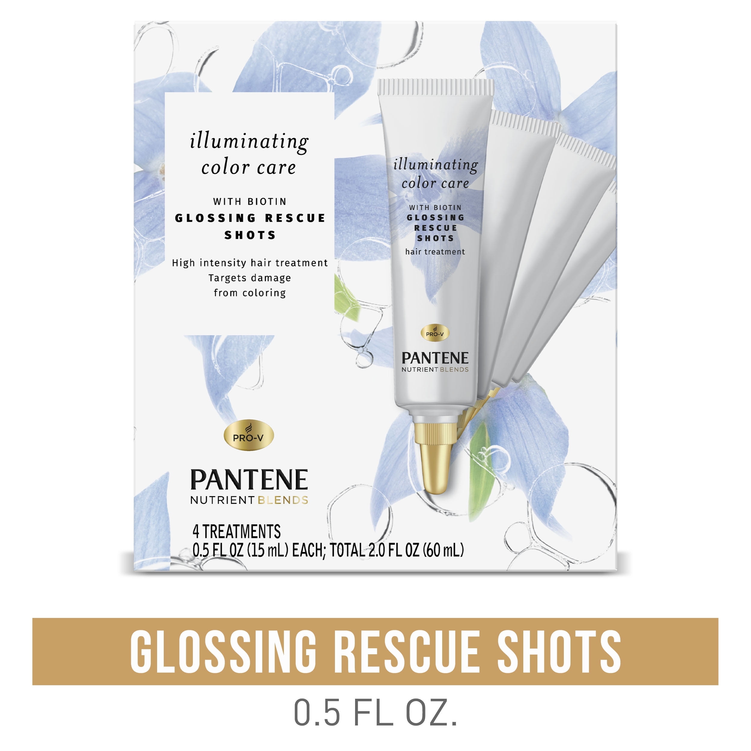 Pantene Pro-V Biotin Color Protection Hair Treatment, 0.5 fl oz, Travel ...