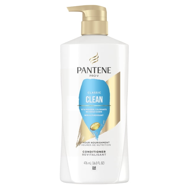 Pantene Pro-V Classic Clean Conditioner, Shine Enhancing, 16.0 fl oz ...
