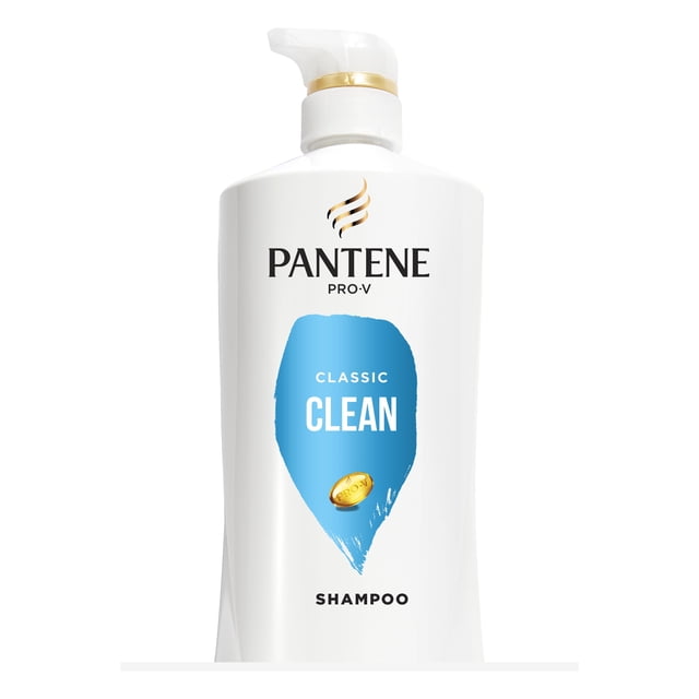 Pantene Pro-V Classic Clean Shampoo, All Hair Types, 27.7 fl oz ...