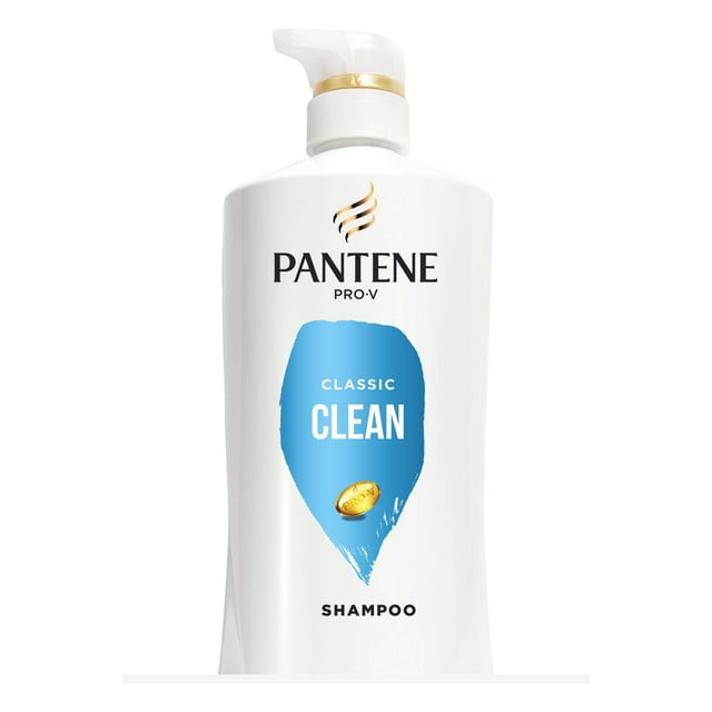 Pantene Pro-V Classic Clean Shampoo, All Hair Types, 27.7 fl oz ...