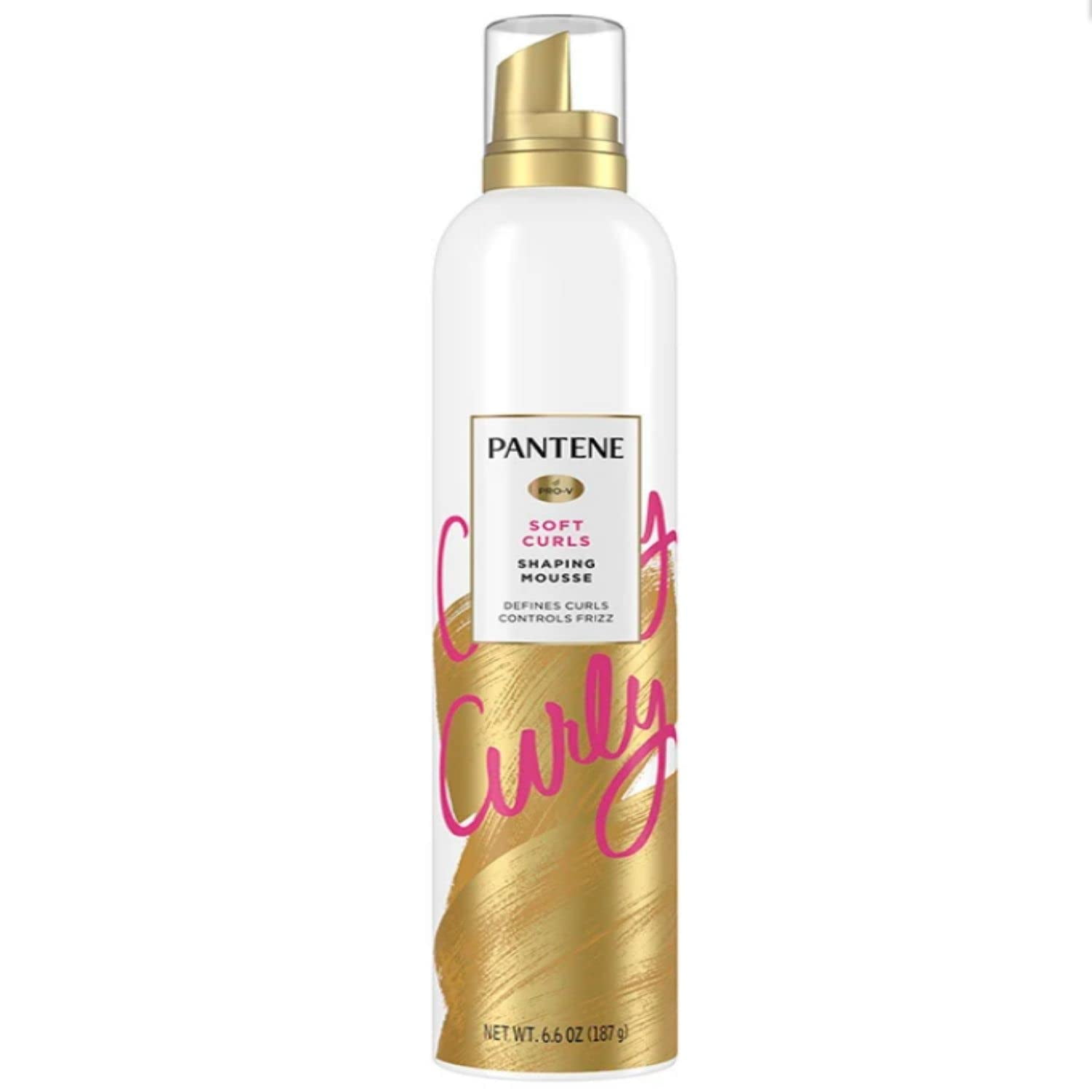 Pantene Pro-V Curly Defining Hair Style Mousse - 6.6 Oz - Walmart.com