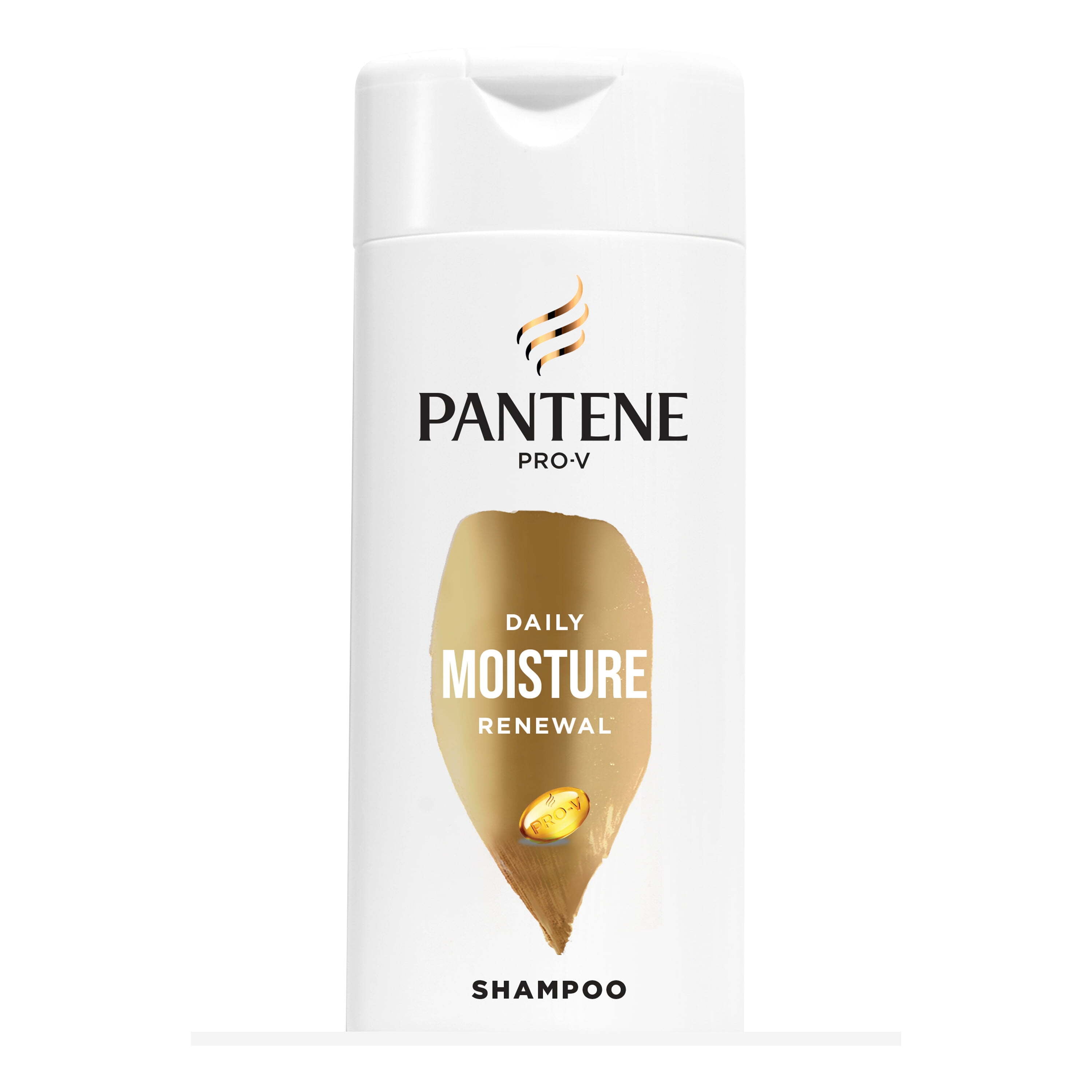 Pantene Pro-V Daily Moisture Renewal Shampoo, for All Hair Types, 3.38 ...