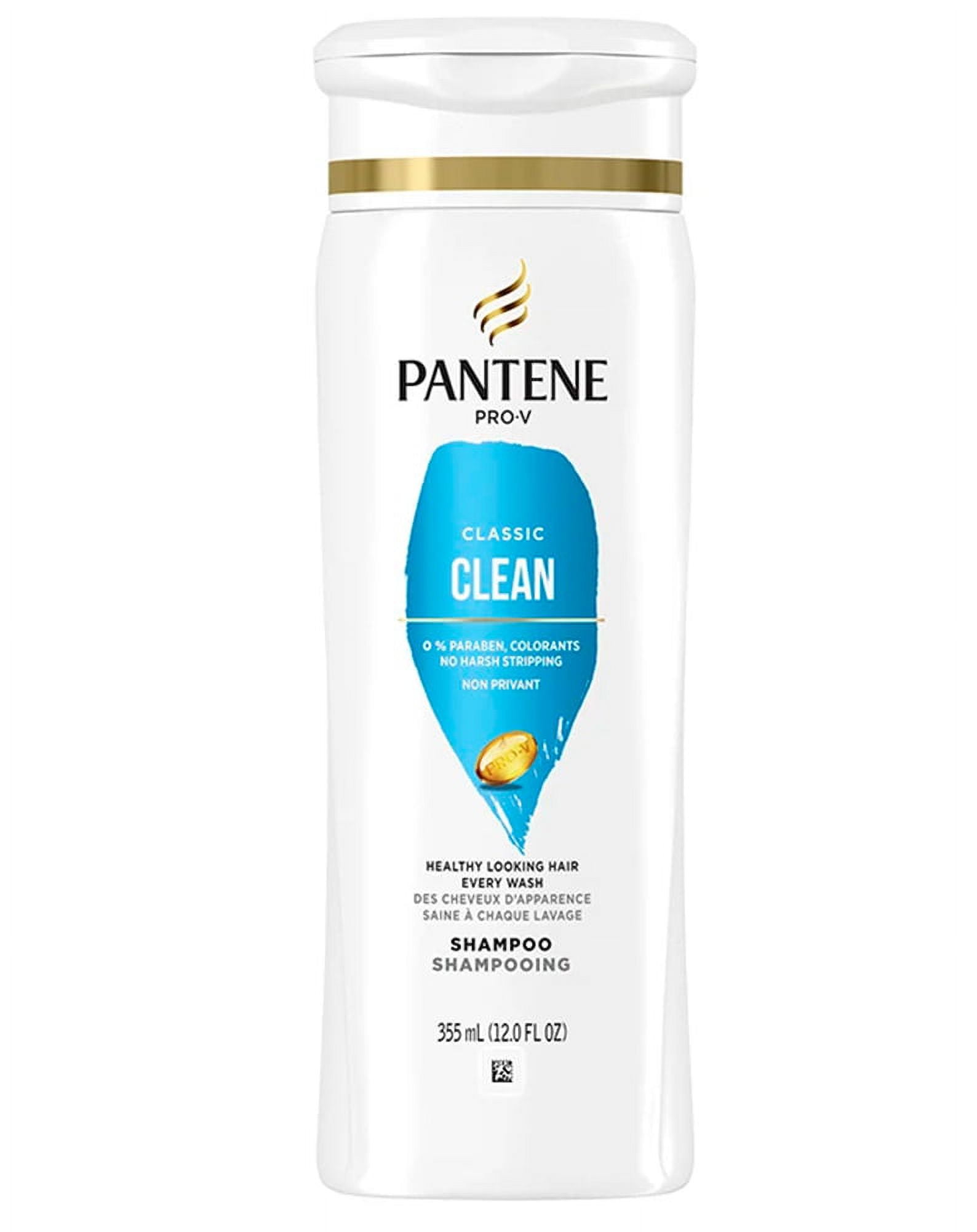 Pantene Pro-V Daily Shampoo Classic Clean - 12 oz - Walmart.com