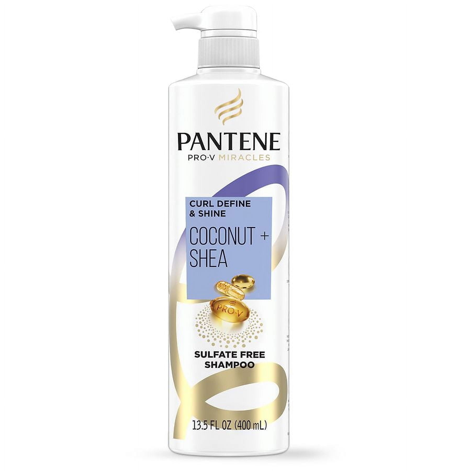 Pantene Pro-V Miracles Curl Define & Shine Coconut + Shea Sulfate-Free ...