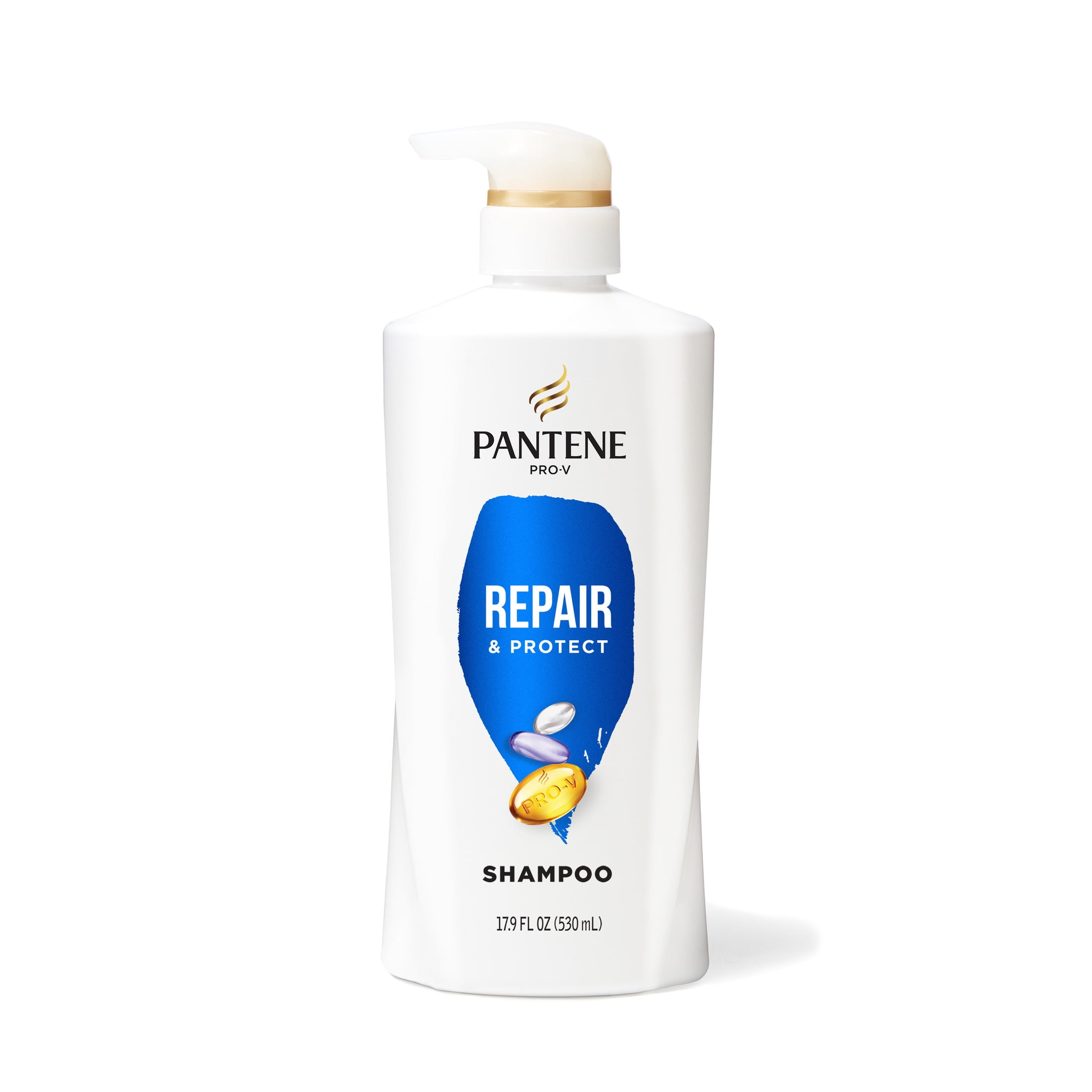 Pantene Pro-V Repair & Protect Shampoo, All Hair Types, 17.9 fl oz ...