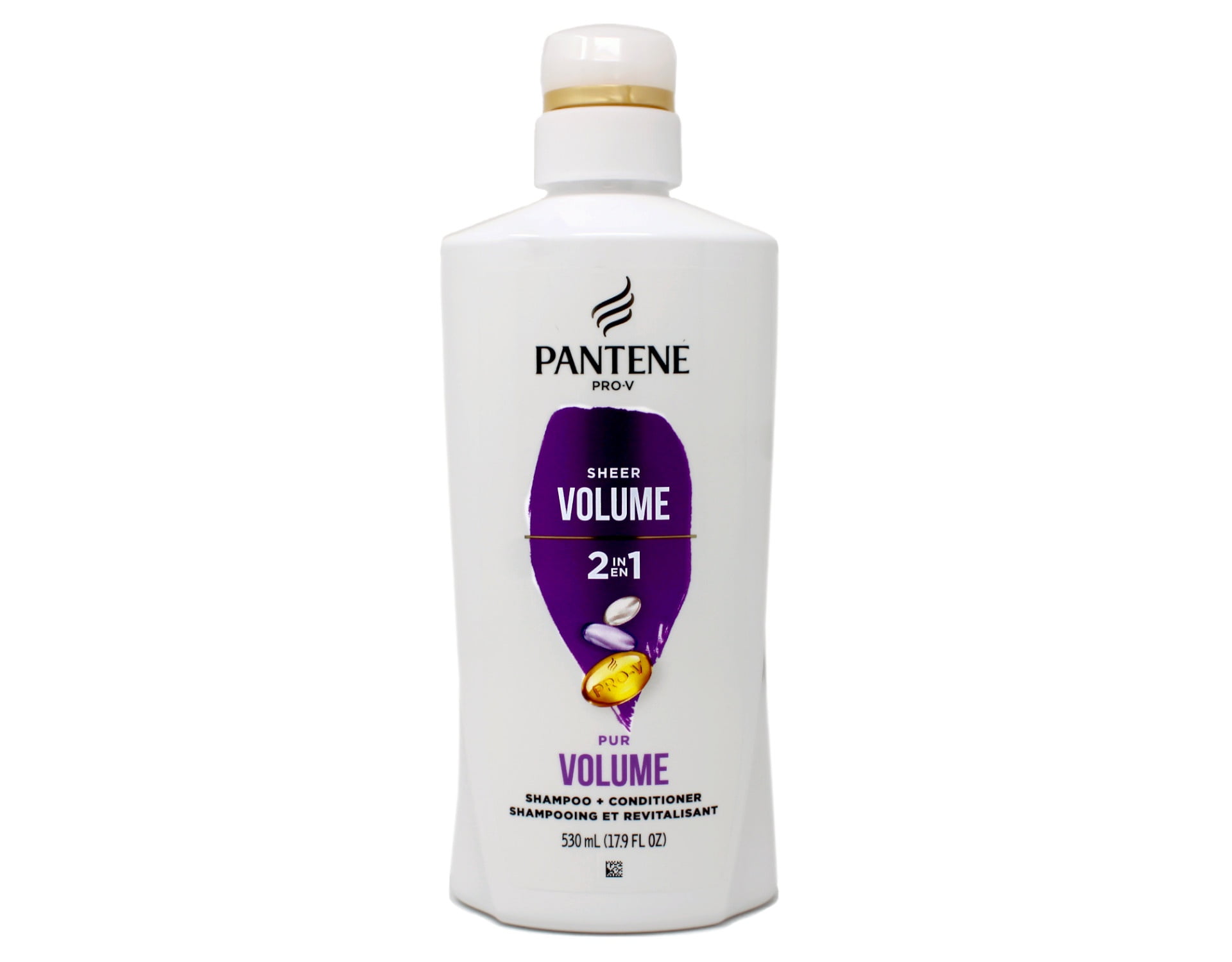 Pantene Pro-V Volume & Body 2-in-1 Shampoo & Conditioner, 17.9 FL OZ ...