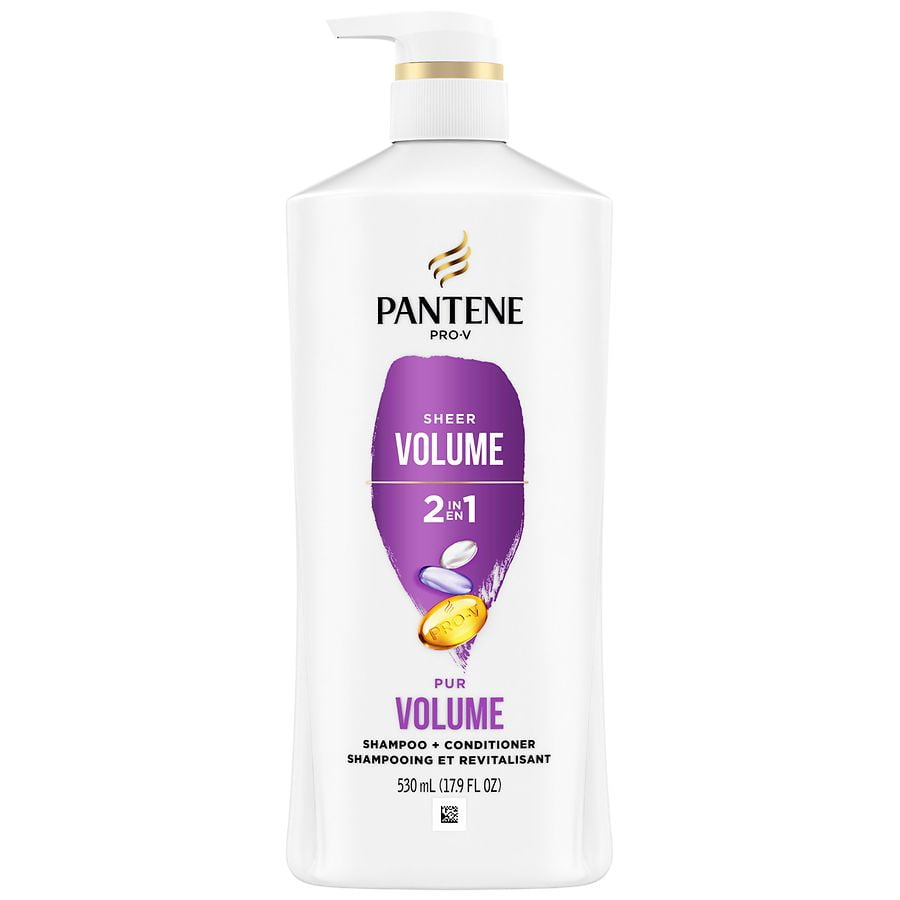 Pantene Pro-V Volume & Body 2 in 1 Shampoo + Conditioner 17.9 fl oz ...