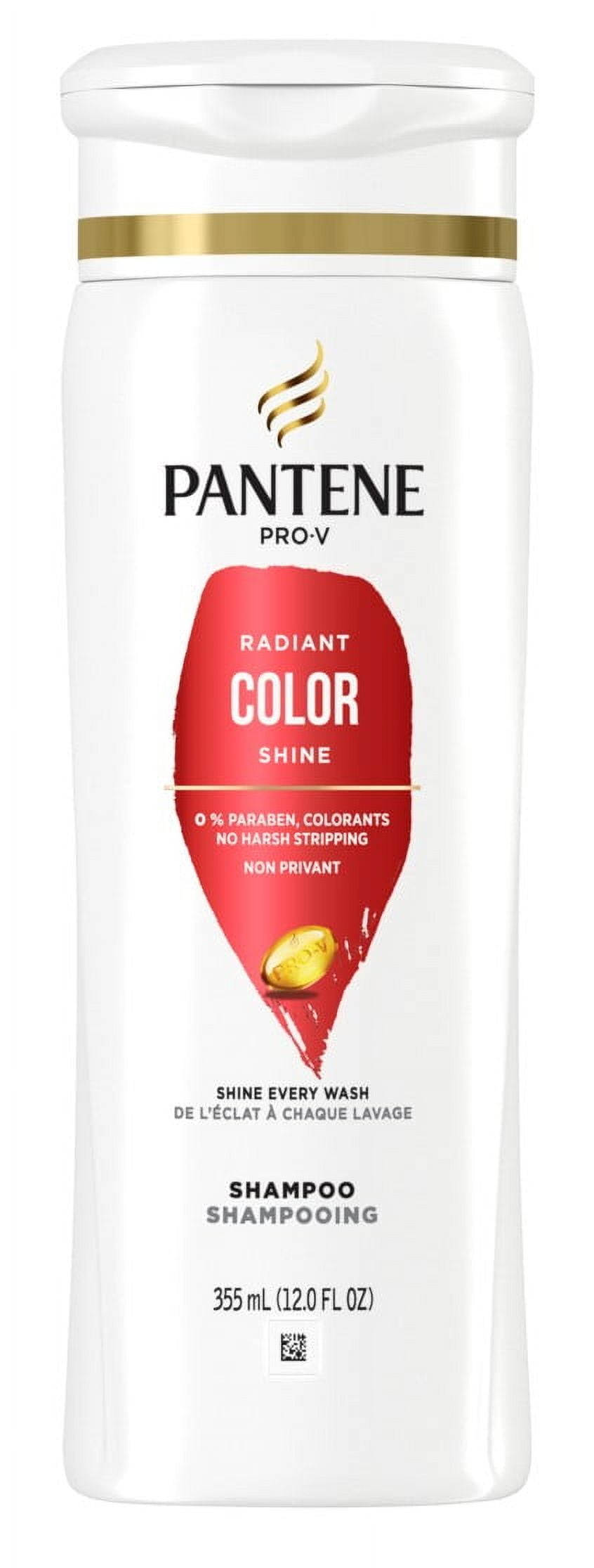 Pantene Shampoo Radiant Color Shine 12oz (Pack of 2) - Walmart.com