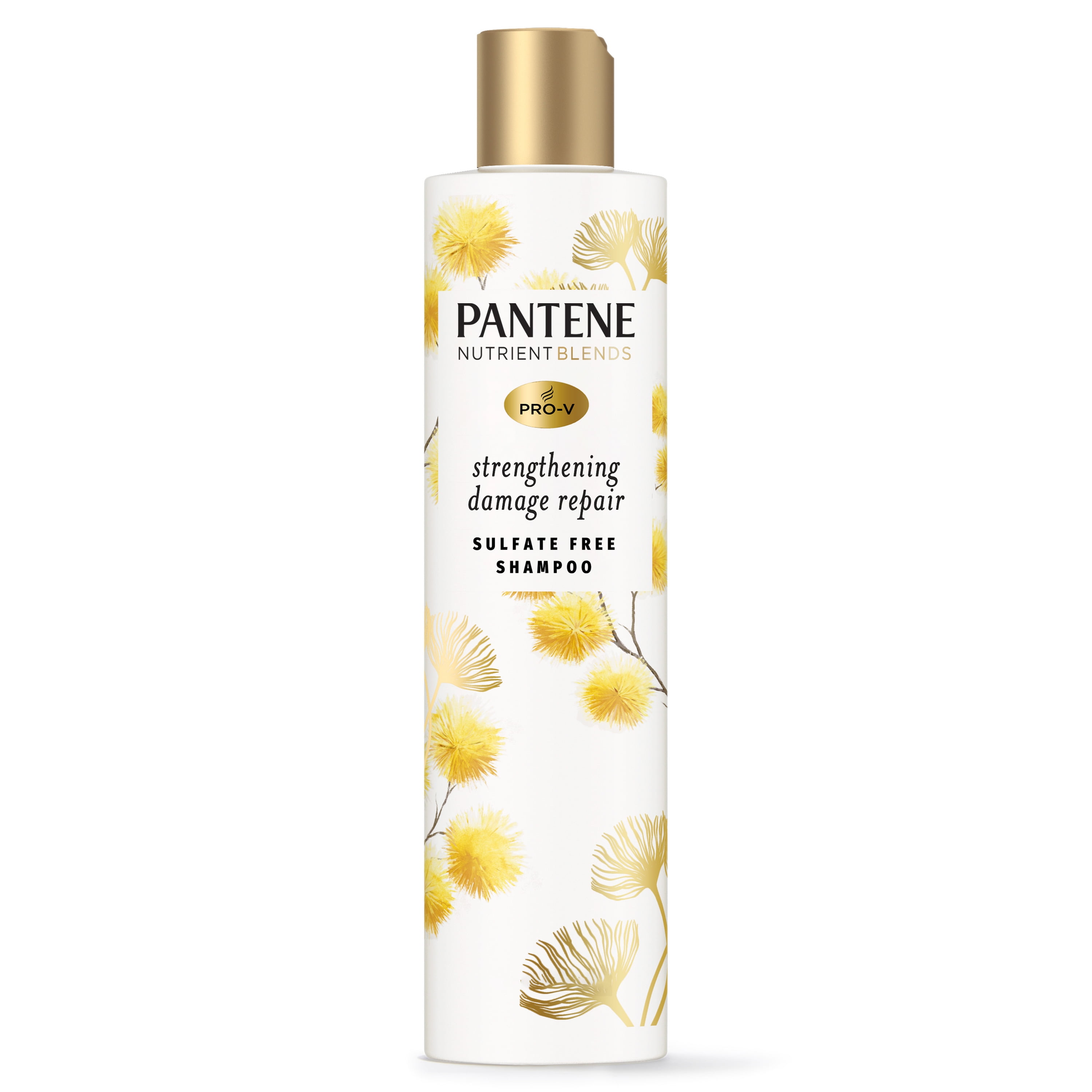 Pantene Sulfate Free Shampoo, Damage Repair Shampoo with Castor Oil ...