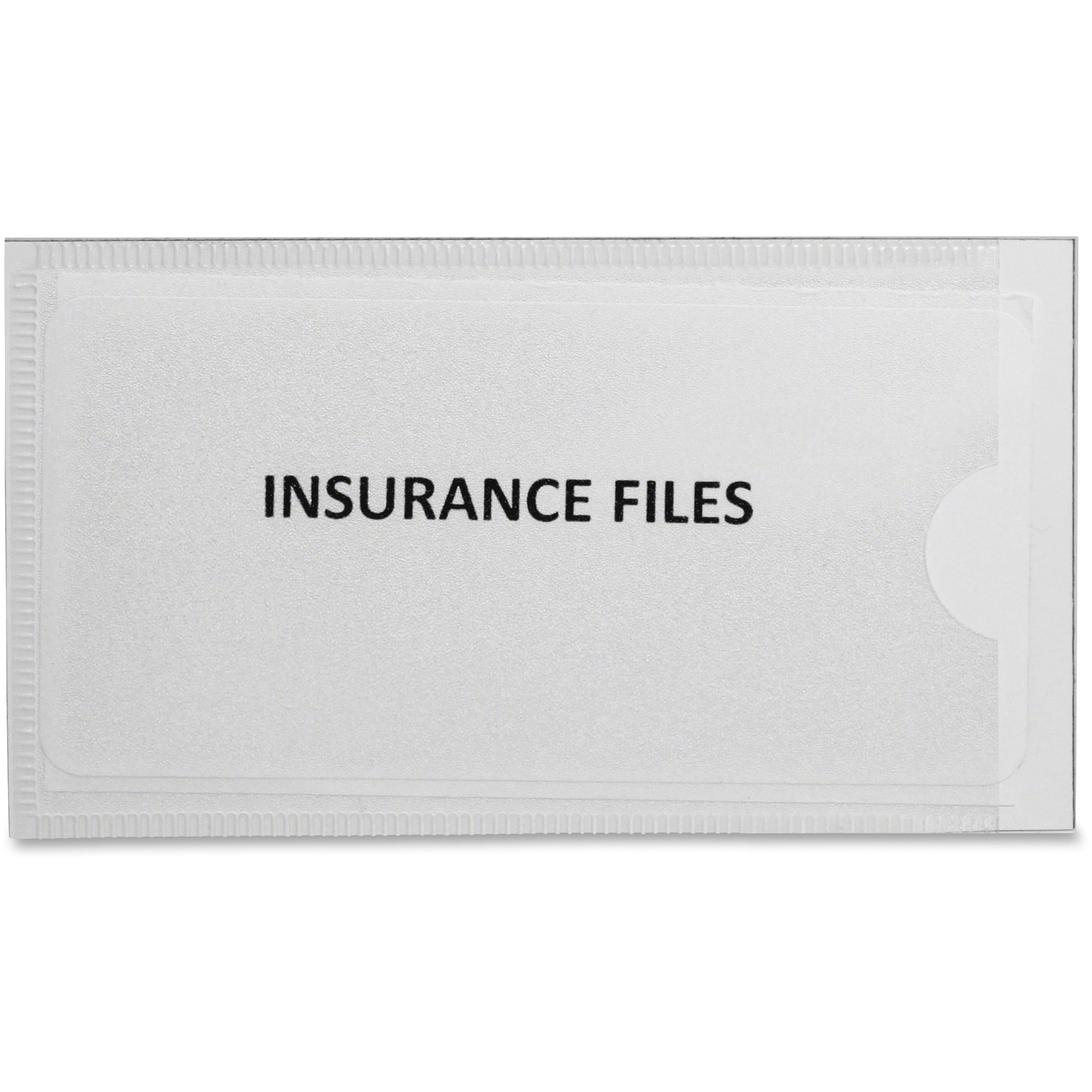 Panter Panco Slap-Stick Magnetic Label Holders, White, Clear, 10 / Pack ...