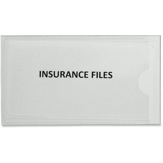 Panter Panco Slap-Stick Magnetic Label Holders, White, Clear, 10 / Pack ...