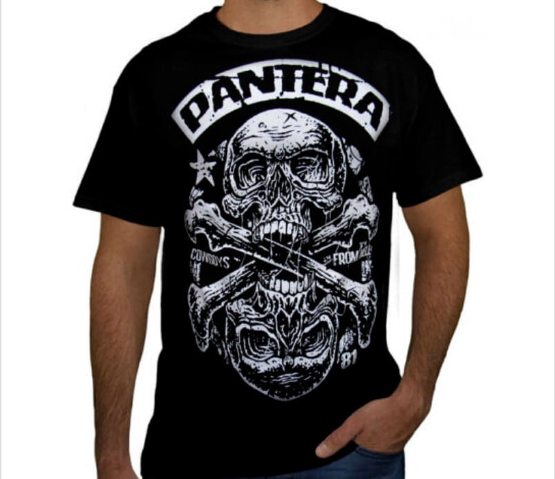 Pantera Cowboys Rock Band T Shirt (Various Colors) - Walmart.com