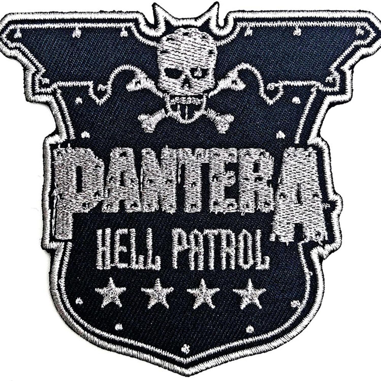 Pantera Hell Patrol Iron On Patch - Walmart.com