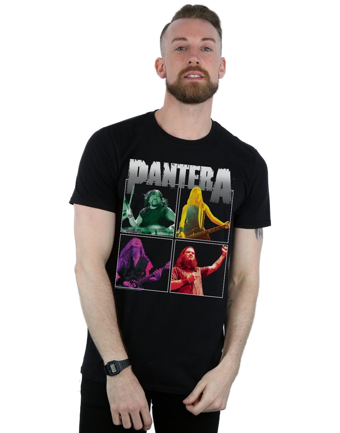 Pantera Men's Band Tile T-Shirt - Walmart.com
