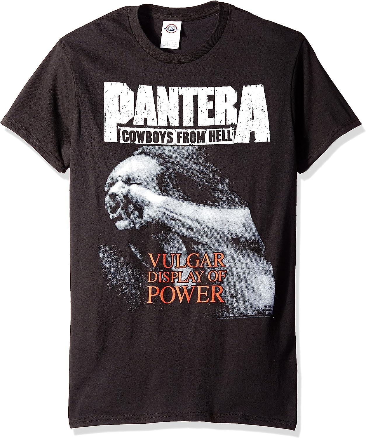 Pantera Men's Vulgar Display Of Power Stronger T-Shirt Small Black ...
