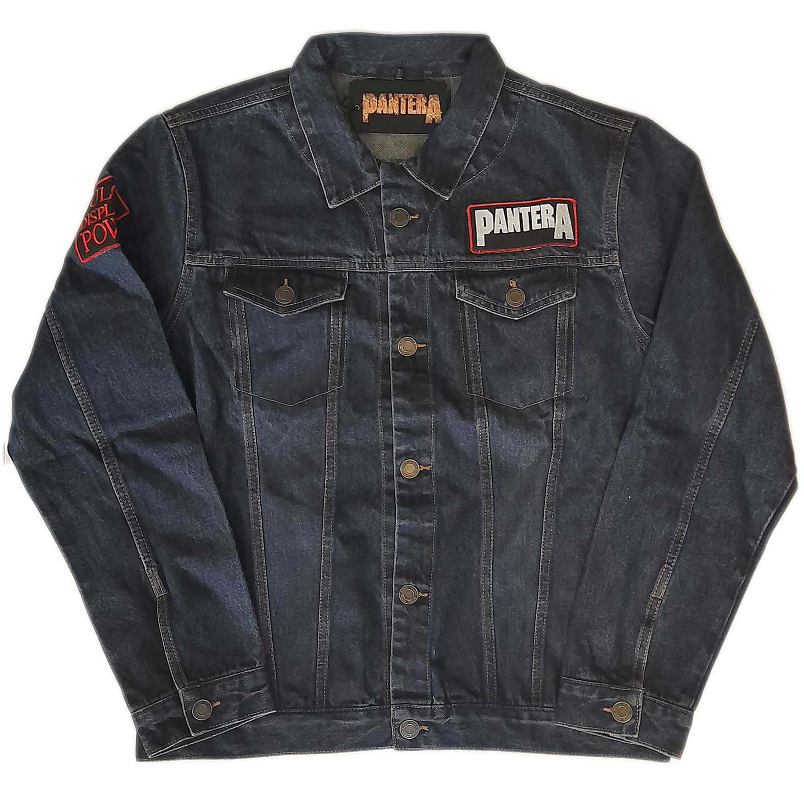 Pantera Men's Vulgar Display of Power Denim Jacket Small | Officially ...