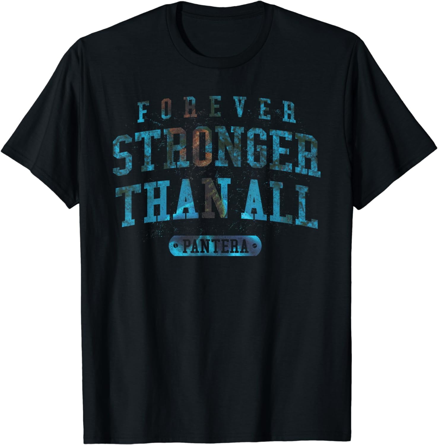 Pantera Official Forever Stronger Than All Blue T-Shirt - Walmart.com