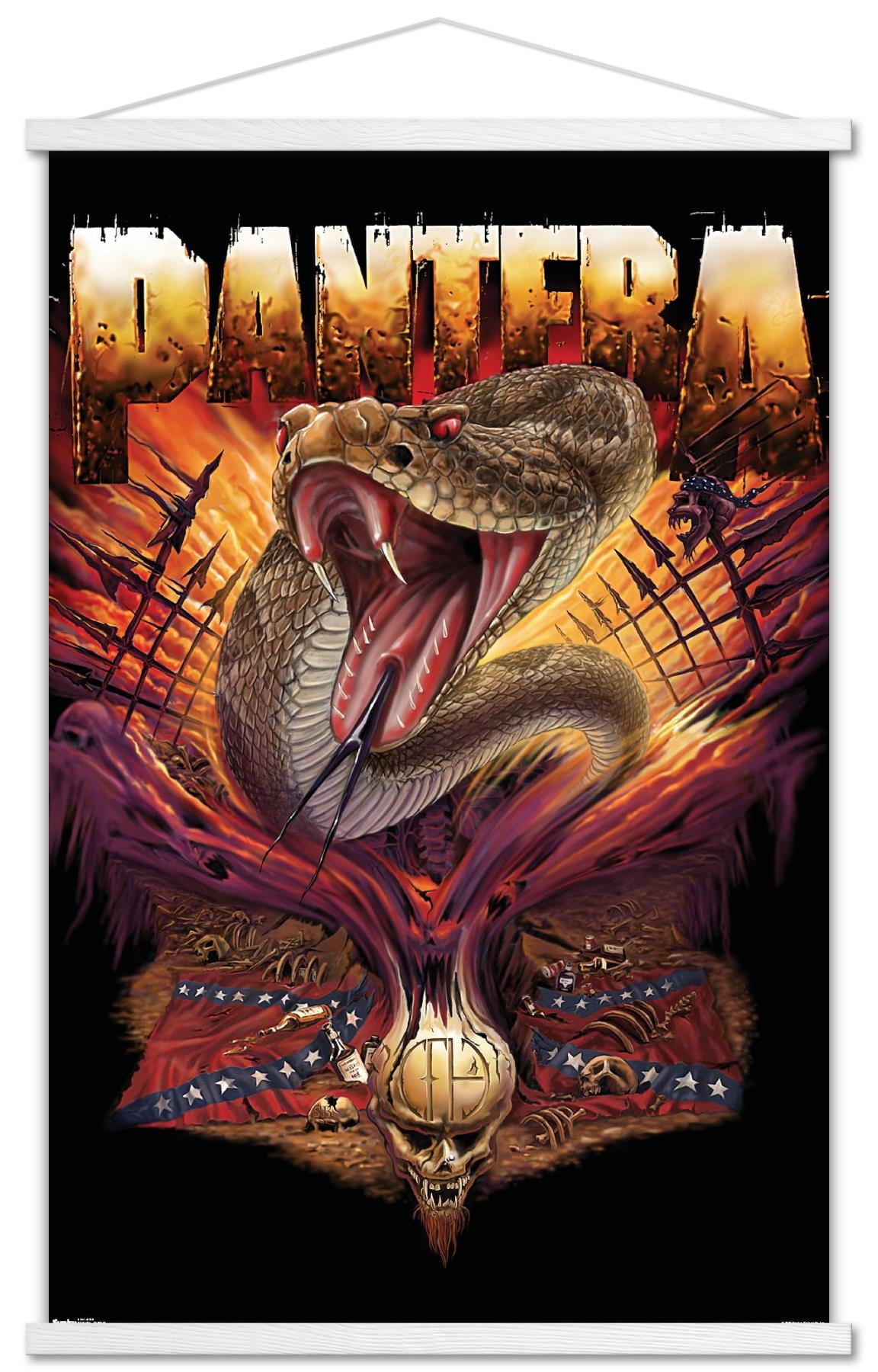 Pantera - Serpent Wall Poster with Magnetic Frame, 22.375" x 34 ...