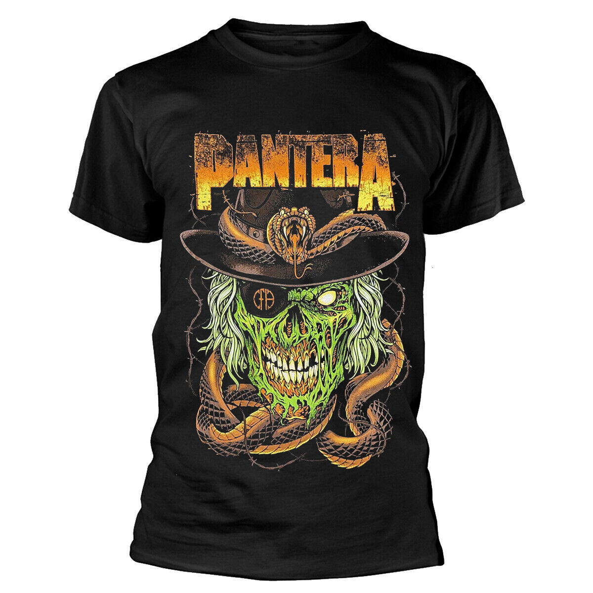 Pantera Snake Skull Black T-Shirt NEW OFFICIAL - Walmart.com