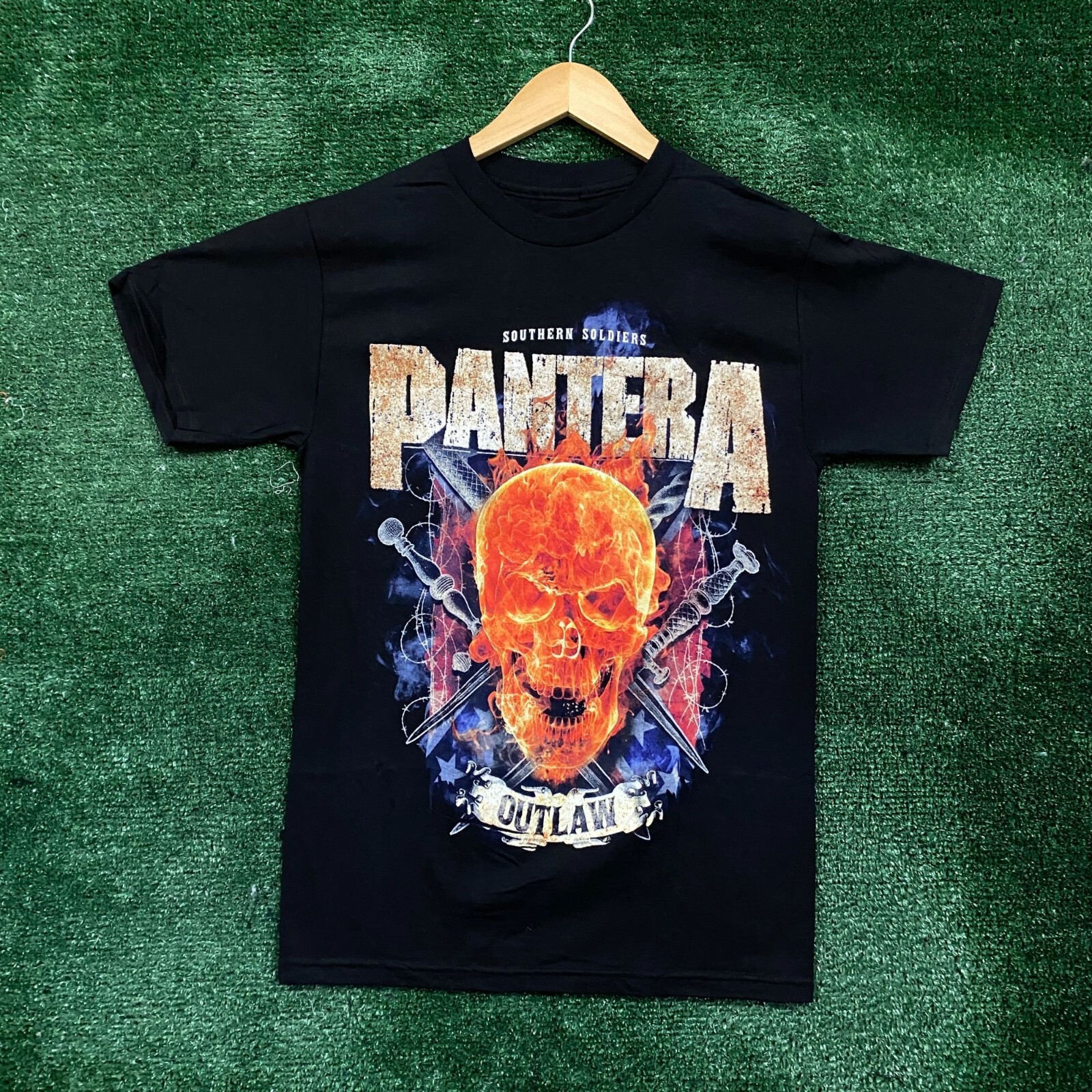 Pantera Southern Soldiers Outlaw Heavy Metal Band T-Shirt Size Small ...