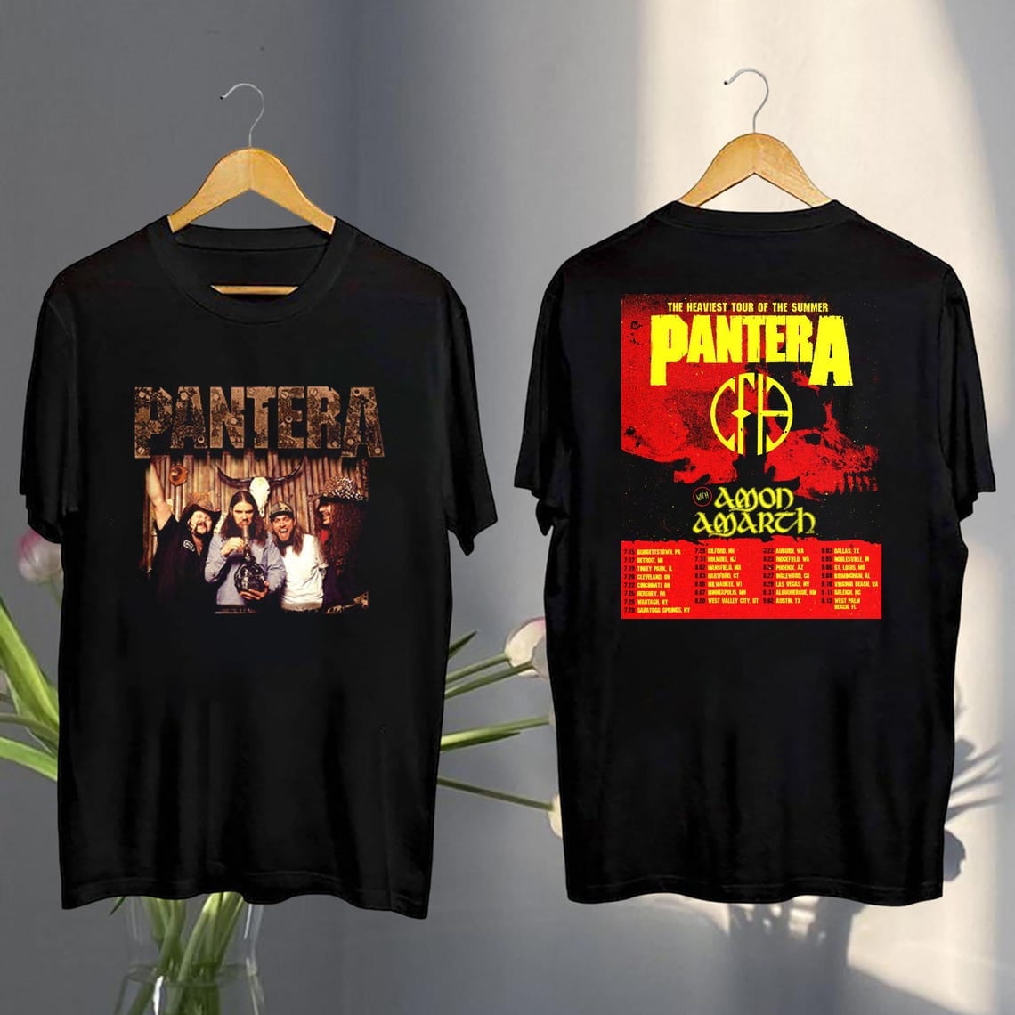 Pantera The Heavies Tour Of The Summer 2025 Cowboys From Hell Two Sided ...