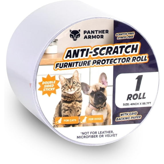 Panther Armor Anti Cat Scratch Deterrent Tape Extra Long Dual-Sided ...