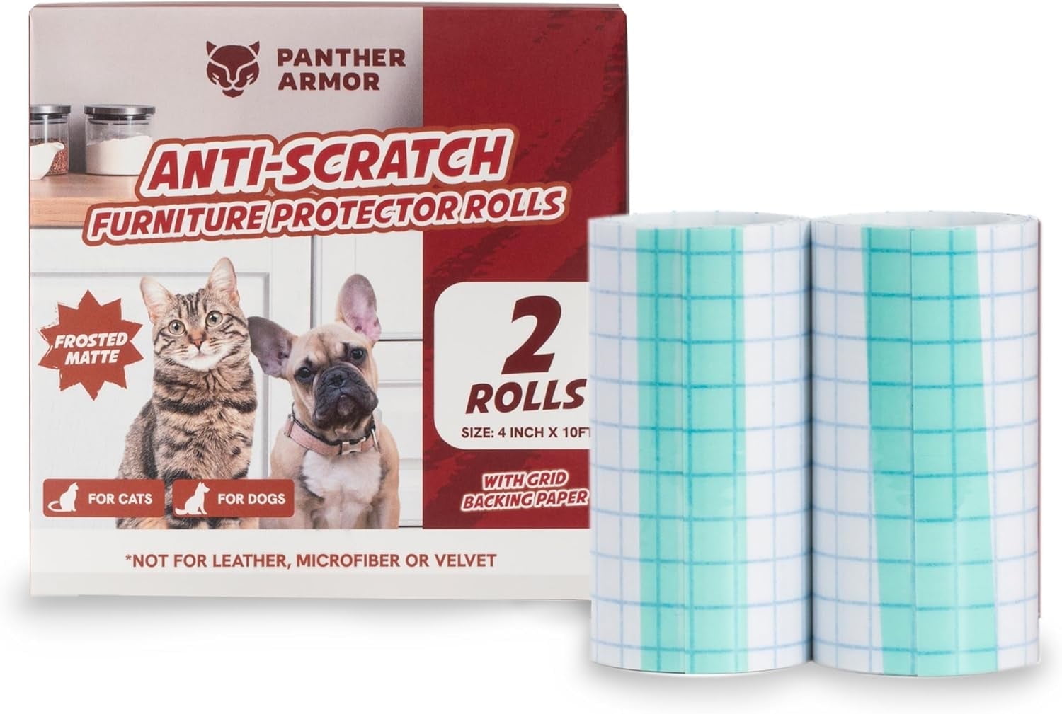 Panther Armor Anti Scratch Furniture Protectors, Cat Claw Shield -Matte ...