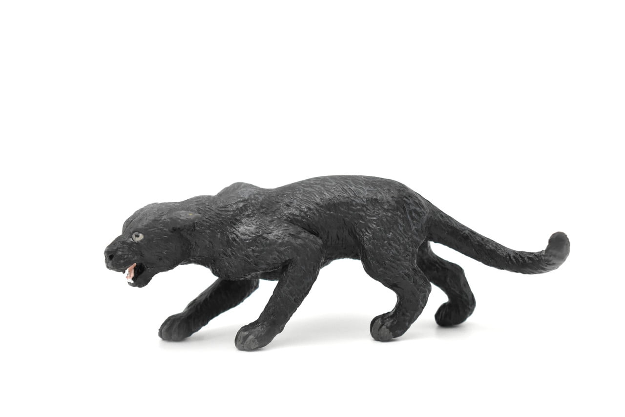 Panther, Black Realistic Toy Model Plastic Replica Animal, Kids ...