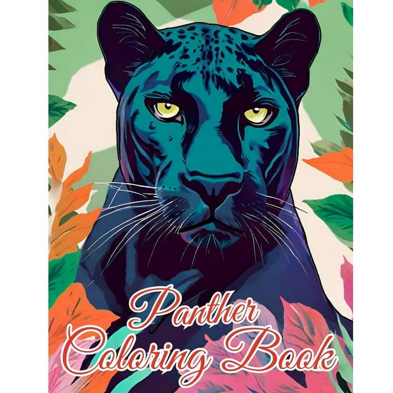coloring book panther