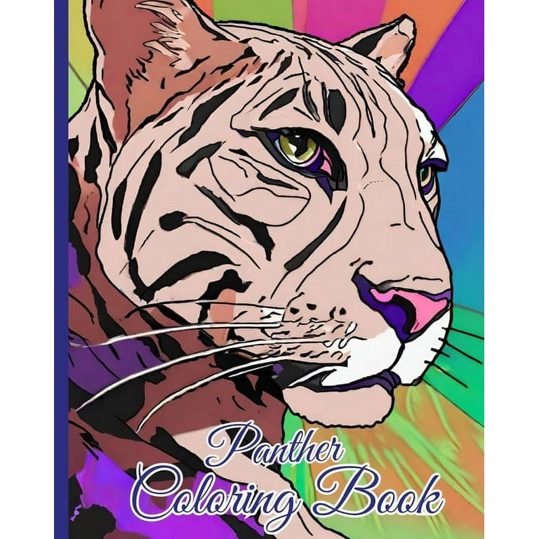 coloring book panther
