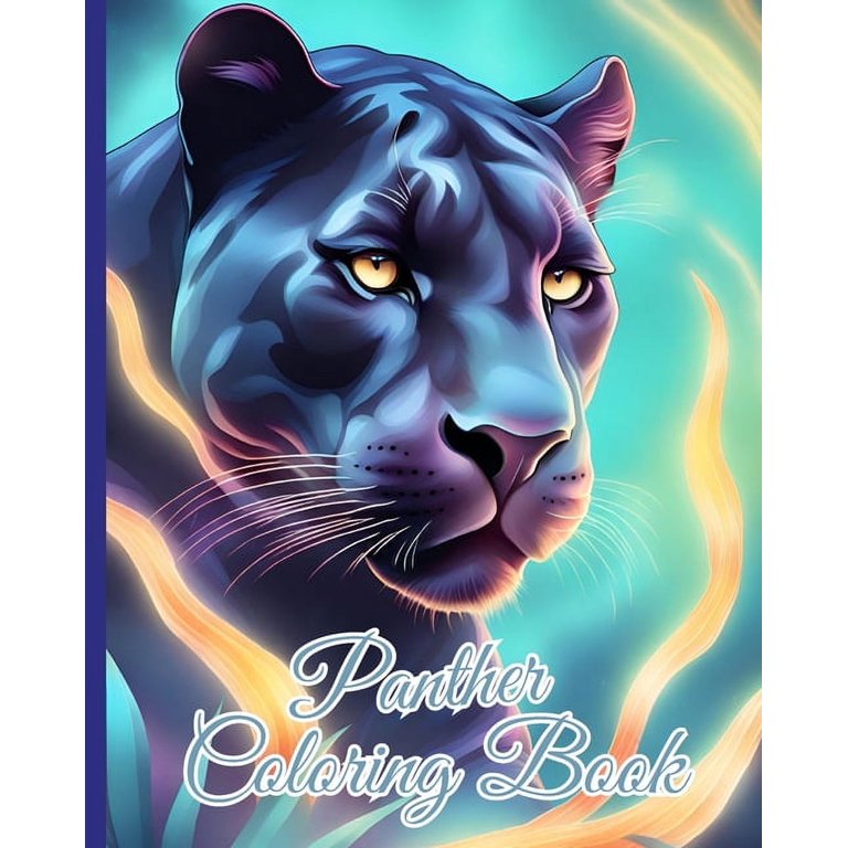 coloring book panther