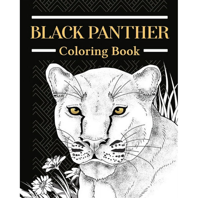 panther coloring pages for kids