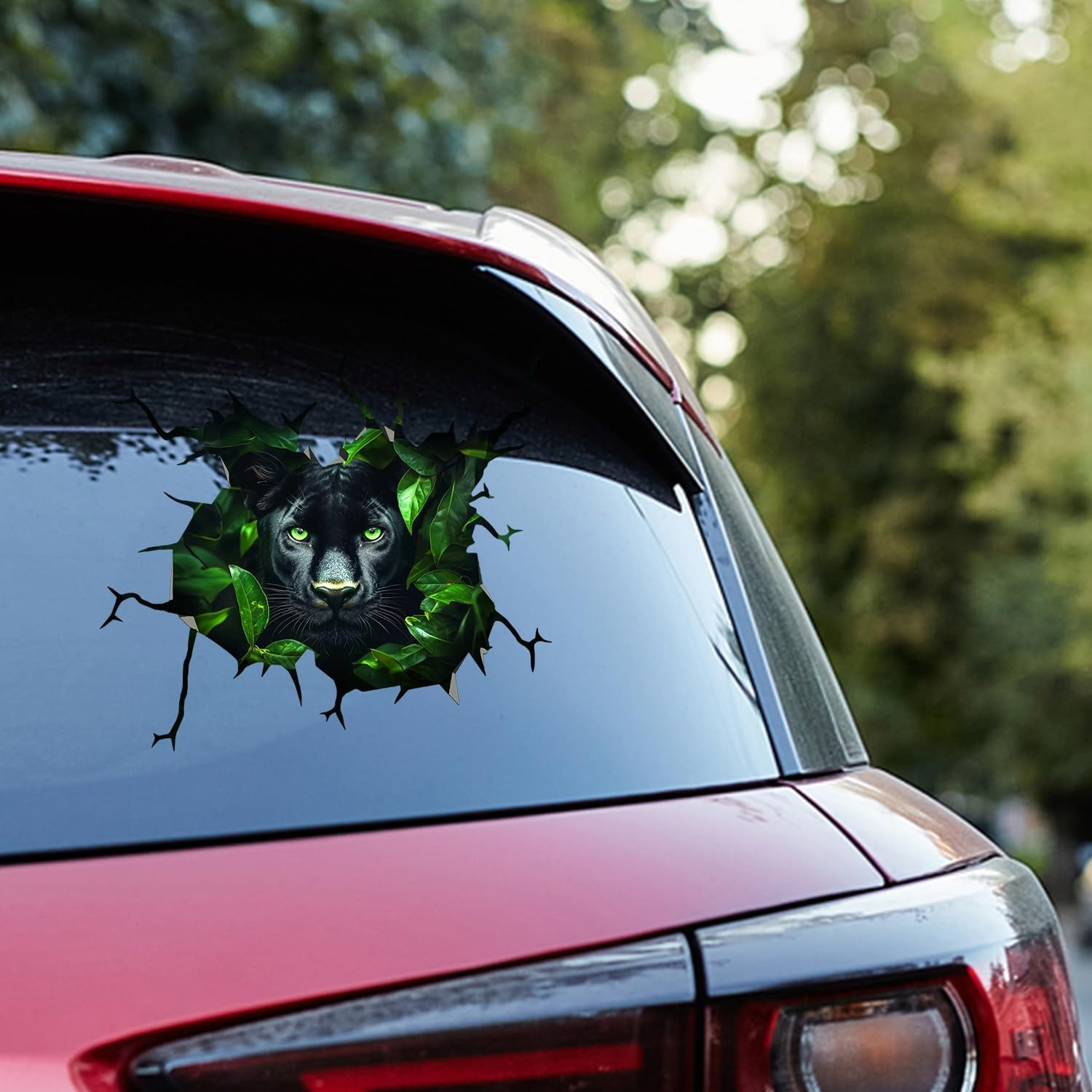 Panther - Hiding After Leaves Vinyl Decal Stickers and , Pack of 2 Wall ...