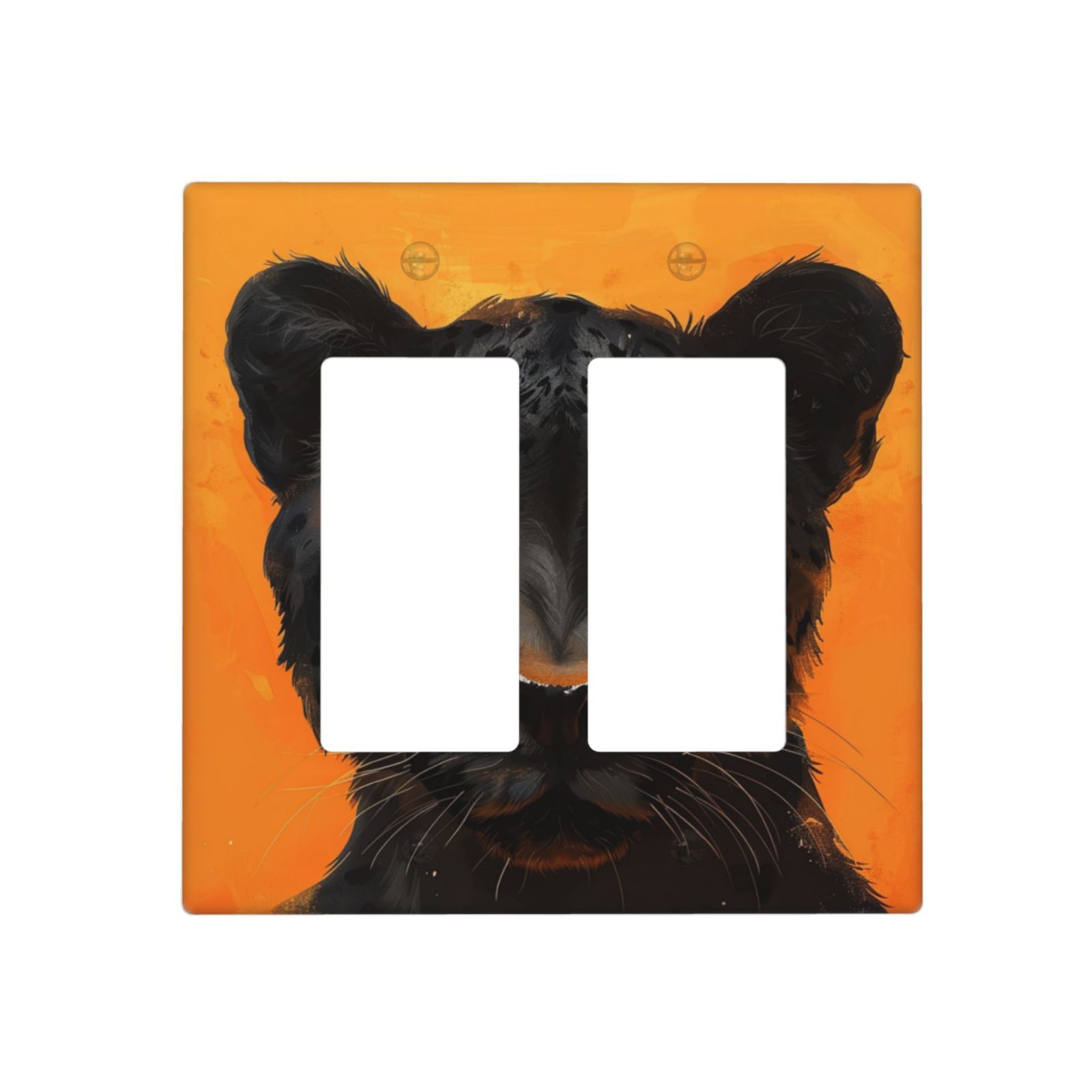 Panther Look Switch Cover Decorative Wall Plate / 2-Gang / Standard ...